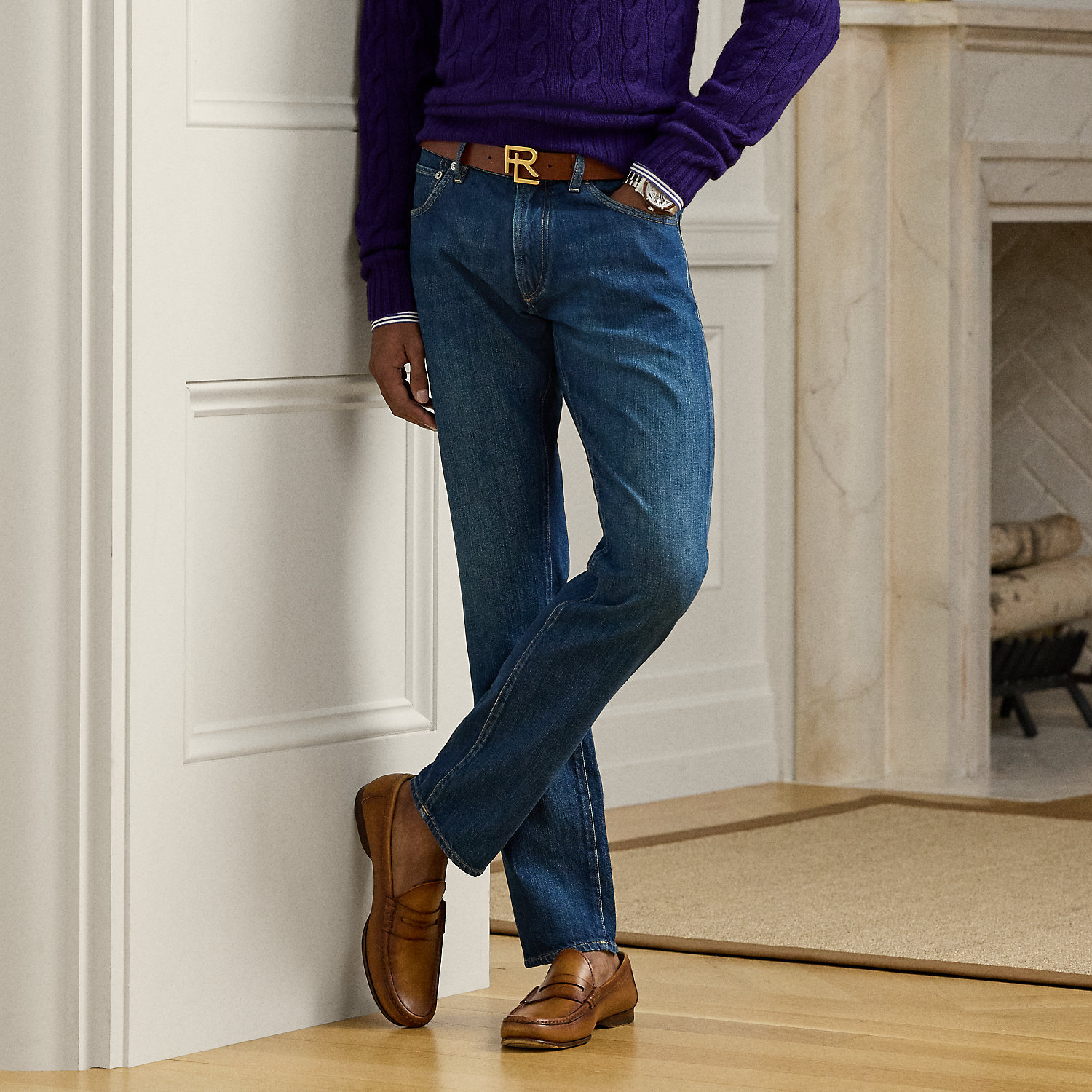 RALPH LAUREN slim fit indigo jean